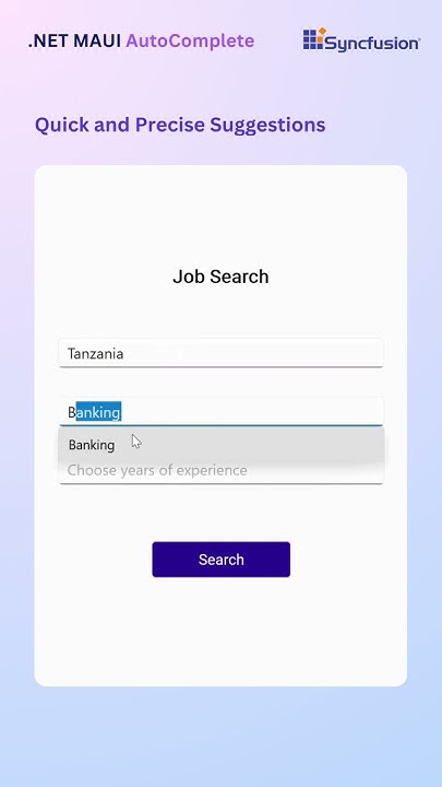 Get Quick and Precise Suggestions with .NET MAUI AutoComplete - YouTube