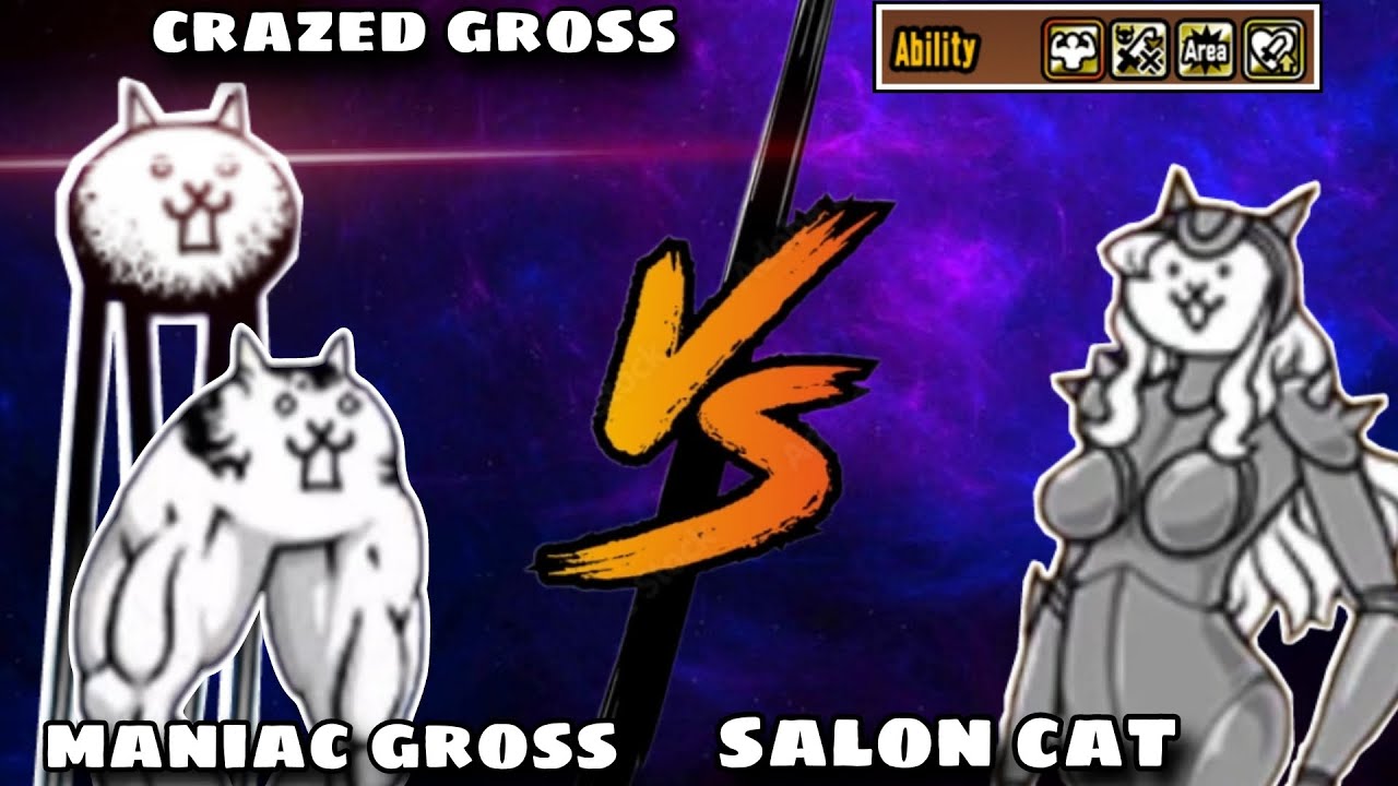 The battel cats salon cat vs crazed gross and maniac gross - YouTube