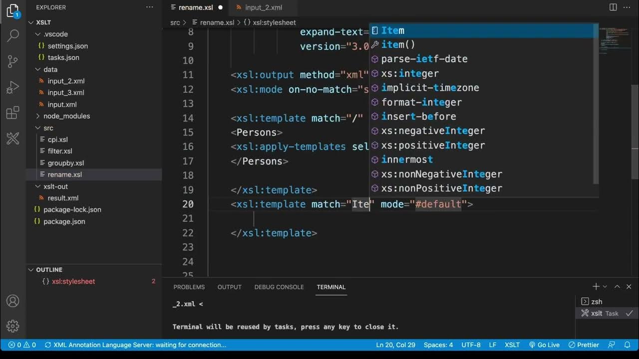 How to do simple transformation in XSLT - YouTube