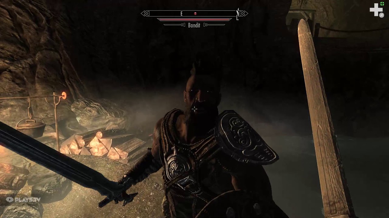 Skyrim - Wooden Sword Decapitation - YouTube