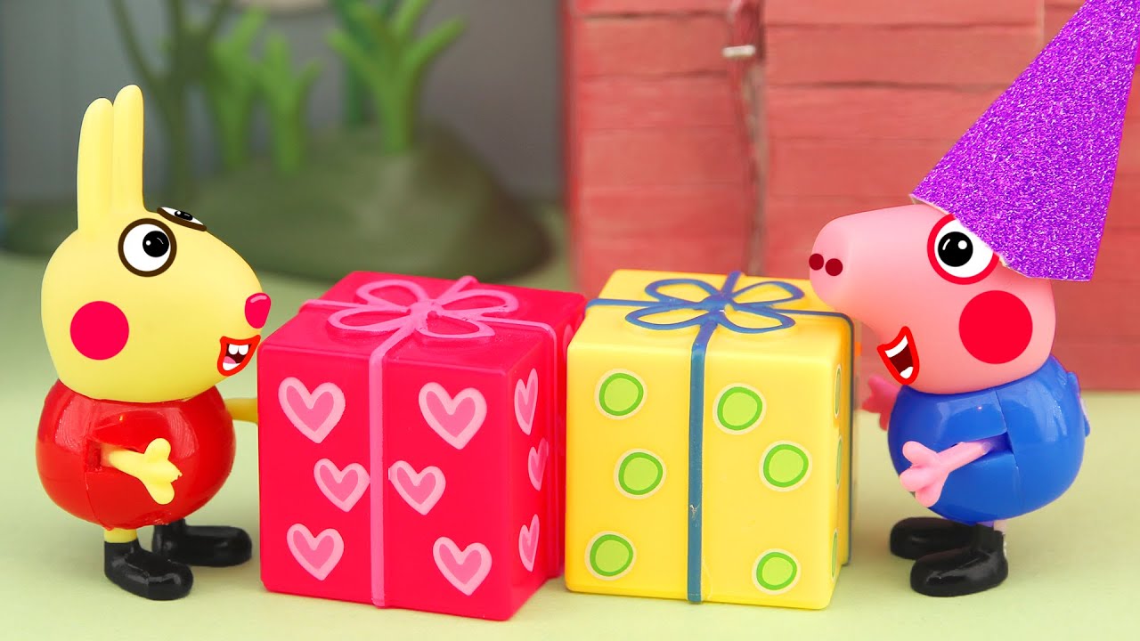 Richard Rabbit's birthday, Peppa Pig TV, New Peppa - YouTube