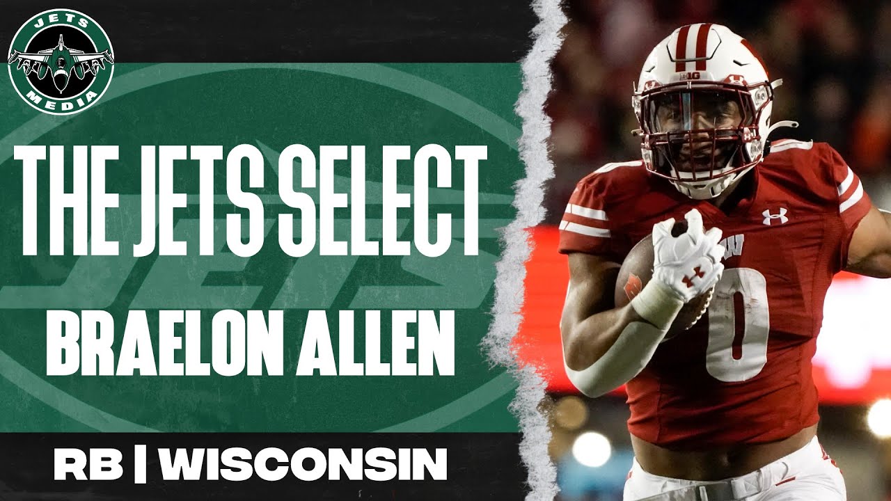 New York Jets DRAFT RB Braelon Allen REACTION ️ 🔥 - YouTube