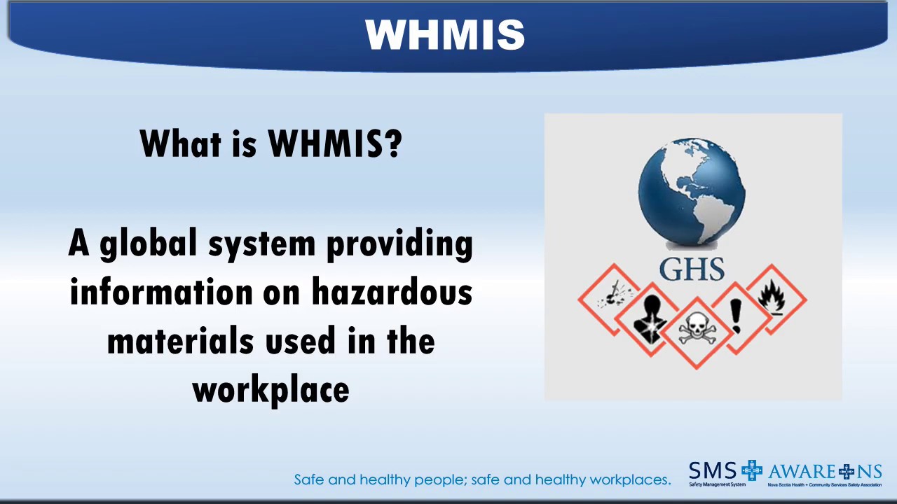WHMIS 2015 - Module 1 - YouTube