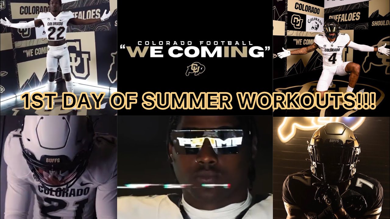 COLORADO FOOTBALL FIRST DAY OF SUMMER WORKOUTS!! COACH PRIME, SHEDEUR ...