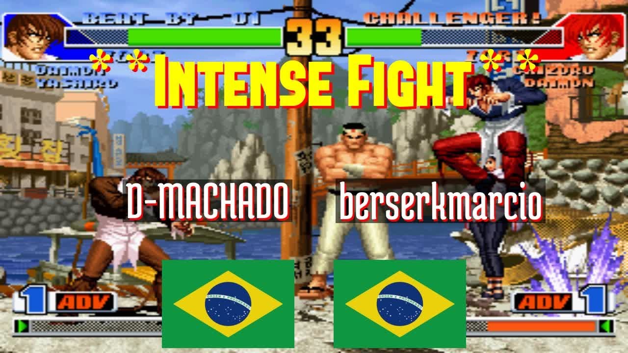 FT10 @kof98: D-MACHADO (BR) vs berserkmarcio (BR) [King of Fighters 98 ...