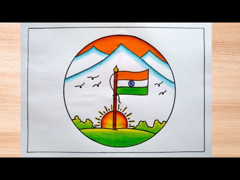 Republic day drawing/ 26th january drawing easy/republic day poster ...