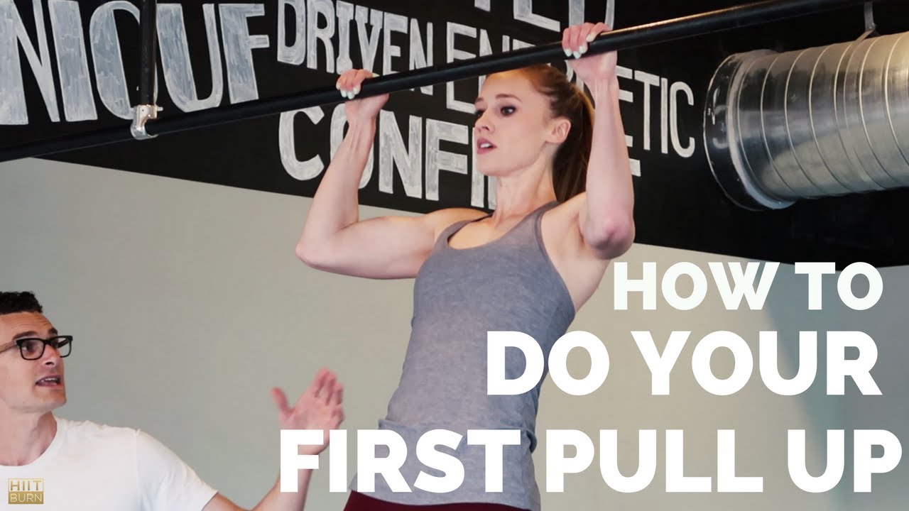 How to Do Your First Pull Up | Pull Up Variations - YouTube