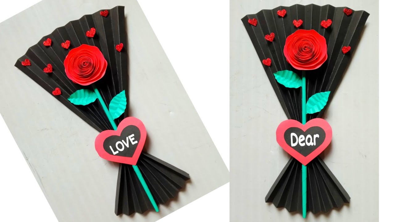 Easy and Beautiful Valentine's Day Crafts With Paper / Paper Valentine ...