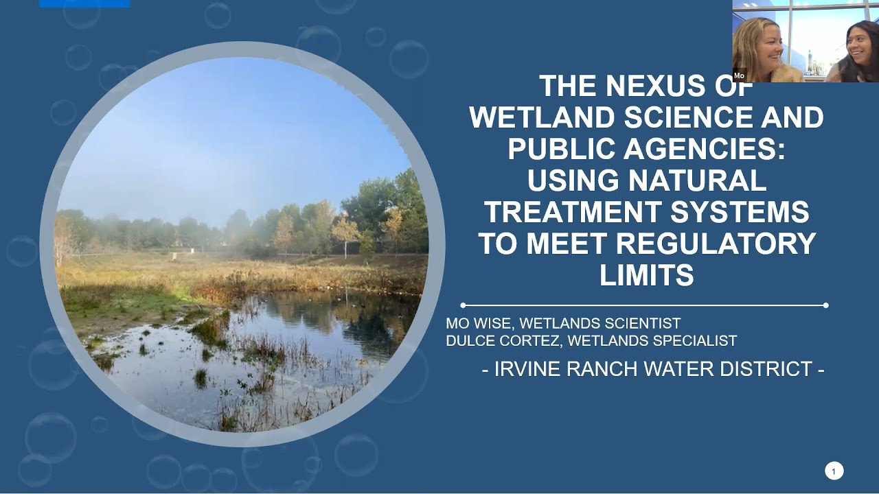 Women in Wetlands Section Webinar: Using Natural Treatment Systems to Meet Regulatory Limits ...