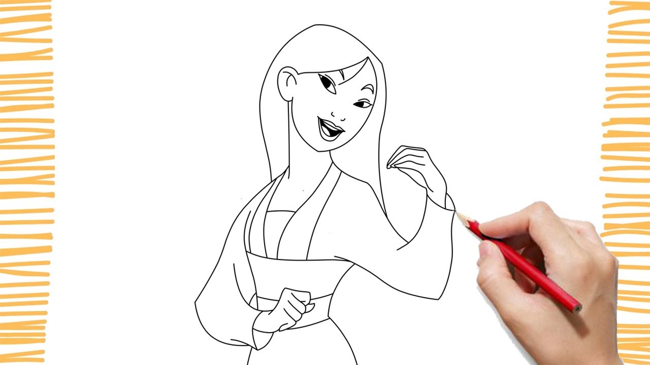 Como dibujar a MULAN - YouTube