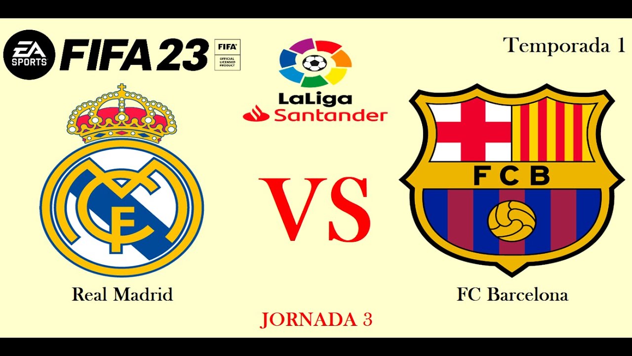 4. Real Madrid vs FC Barcelona - LaLiga Santander (J3) - FIFA 23 - YouTube