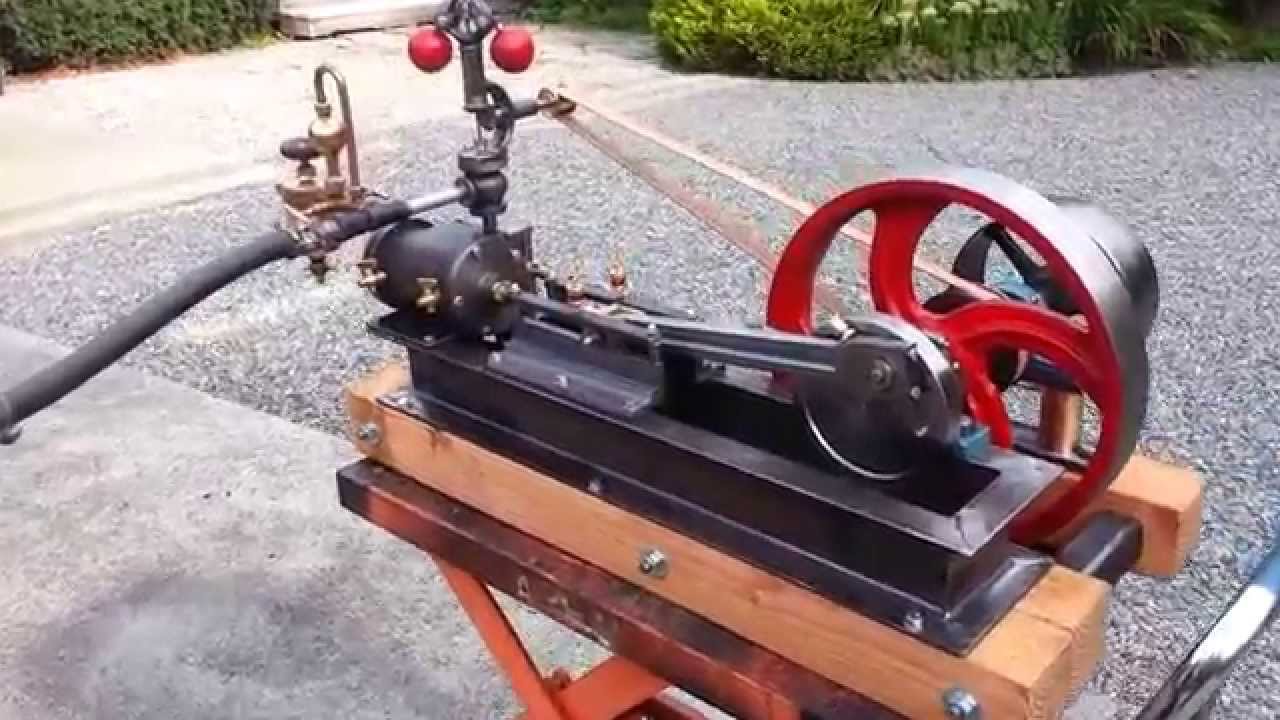 Live Steam Mill Engine with Flyball Governor. SOLD - YouTube