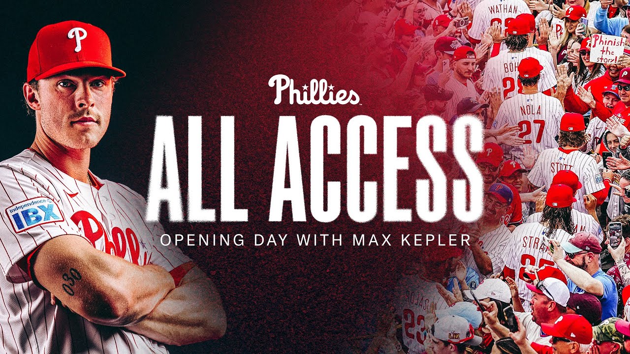Go Behind the Scenes for PHILLIES OPENING DAY | Phillies Clubhouse ...