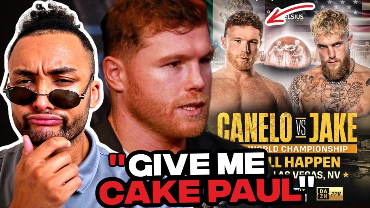 😱 Canelo *RESPONDS* to 'Sweet Cake' Jake Paul CALL OUTS after Mike ...