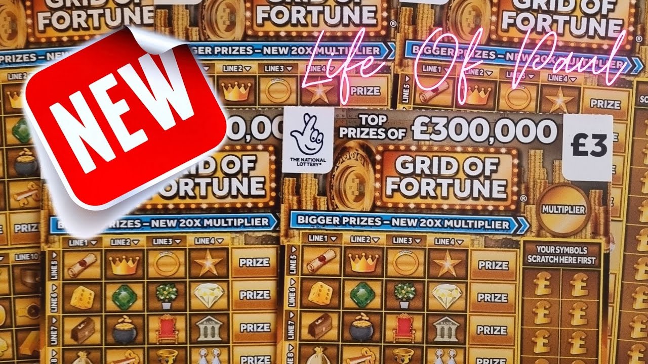 New £3 Lottery Scratch Cards. £15 of the Grid of Fortune scratch cards ...