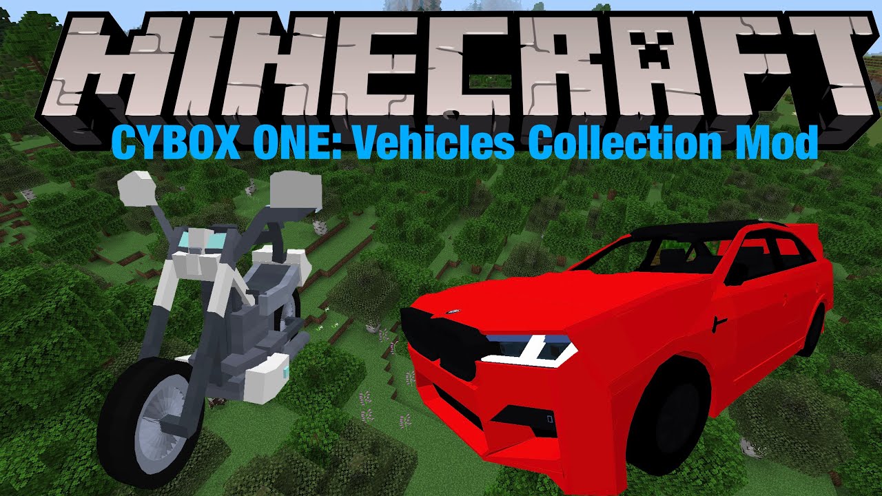 Minecraft (CYBOX ONE: Vehicles Collection Mod) - YouTube