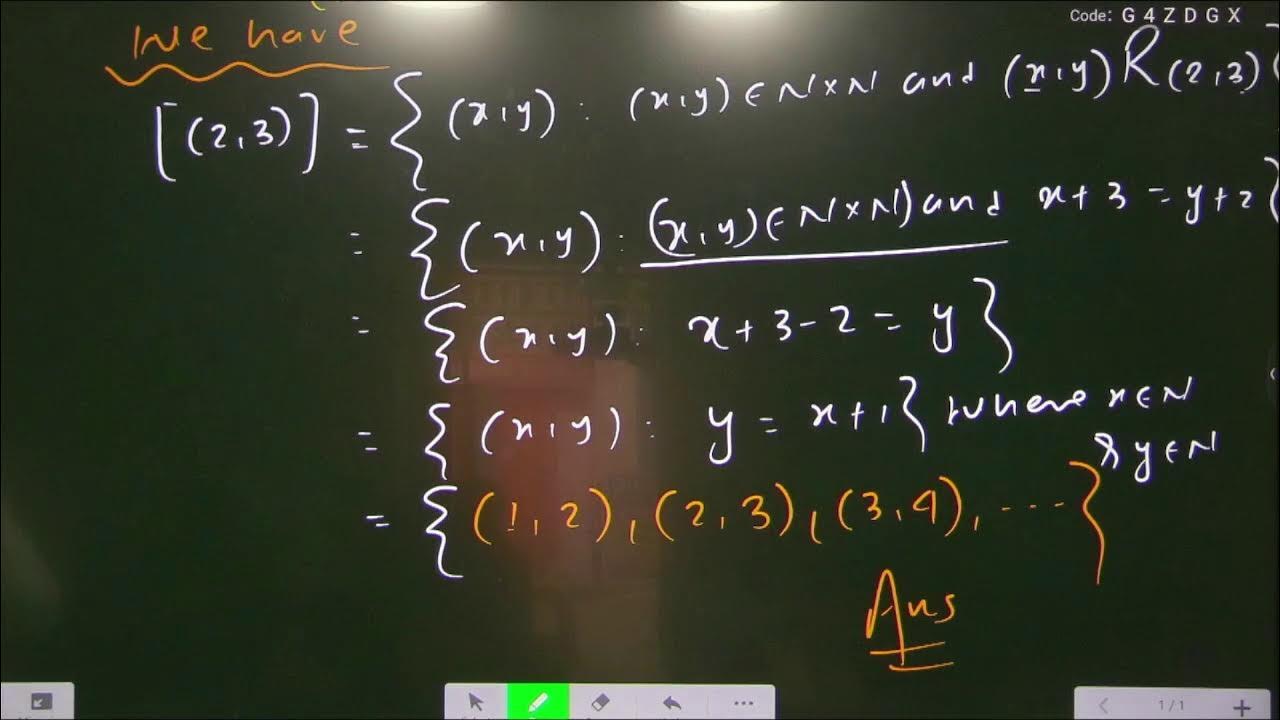 B.Sc Math Part-1//Set Theory//Chapter-3rd//Section-2//Problem On ...