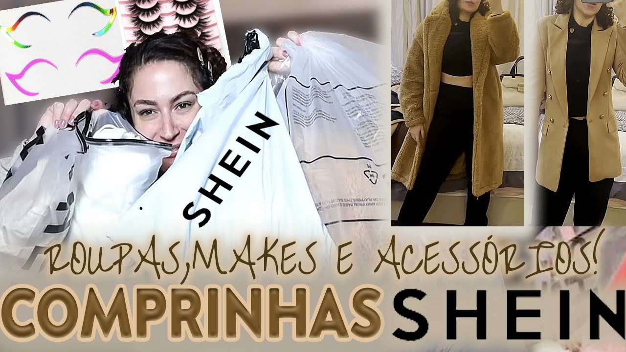 PROVANDO COMPRINHAS SHEIN | Comprinhas SHEIN - Roupas, Makes e ...