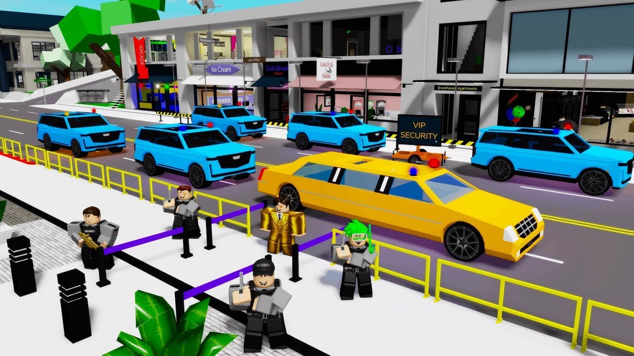 VIP SECURITY IN BROOKHAVEN RP! - YouTube