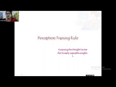 Solved example on Perceptron Training rule in ANN - YouTube
