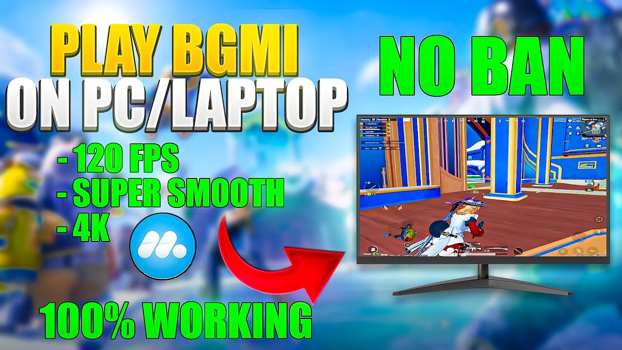 How to Download BGMI on PC & Laptops | NO BAN | SUPER SMOOTH +120FPS ...