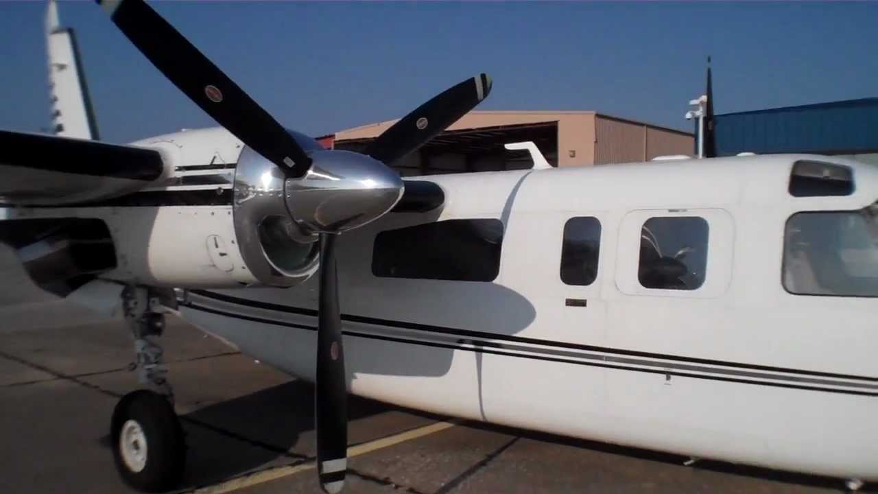 Commander Grand Renaissance Walk around turbo prop airplane - YouTube