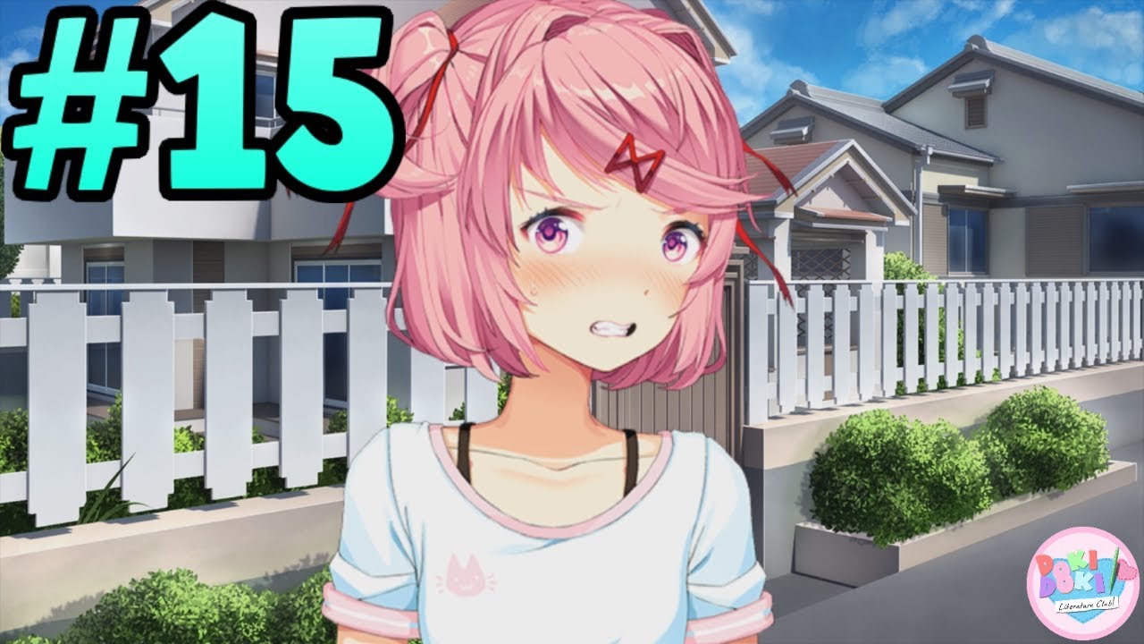 NATSUKI GIRL KISS ALMOST? | Doki Doki Literature Club! - Part 15 ...