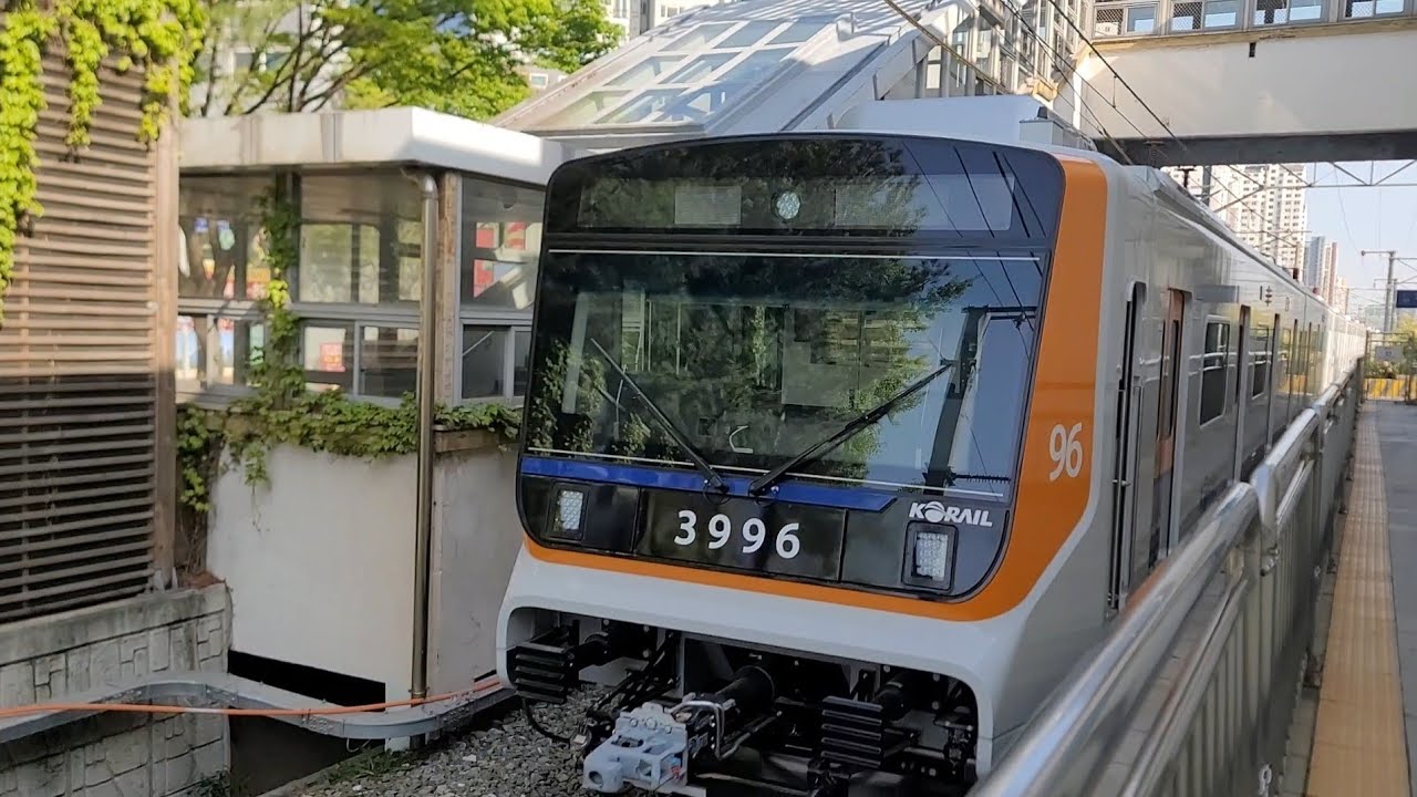 3호선 우진산전 큐브 신차 3x96편성 오류동발 시흥기지행 갑종회송 관악역 통과영상 - YouTube