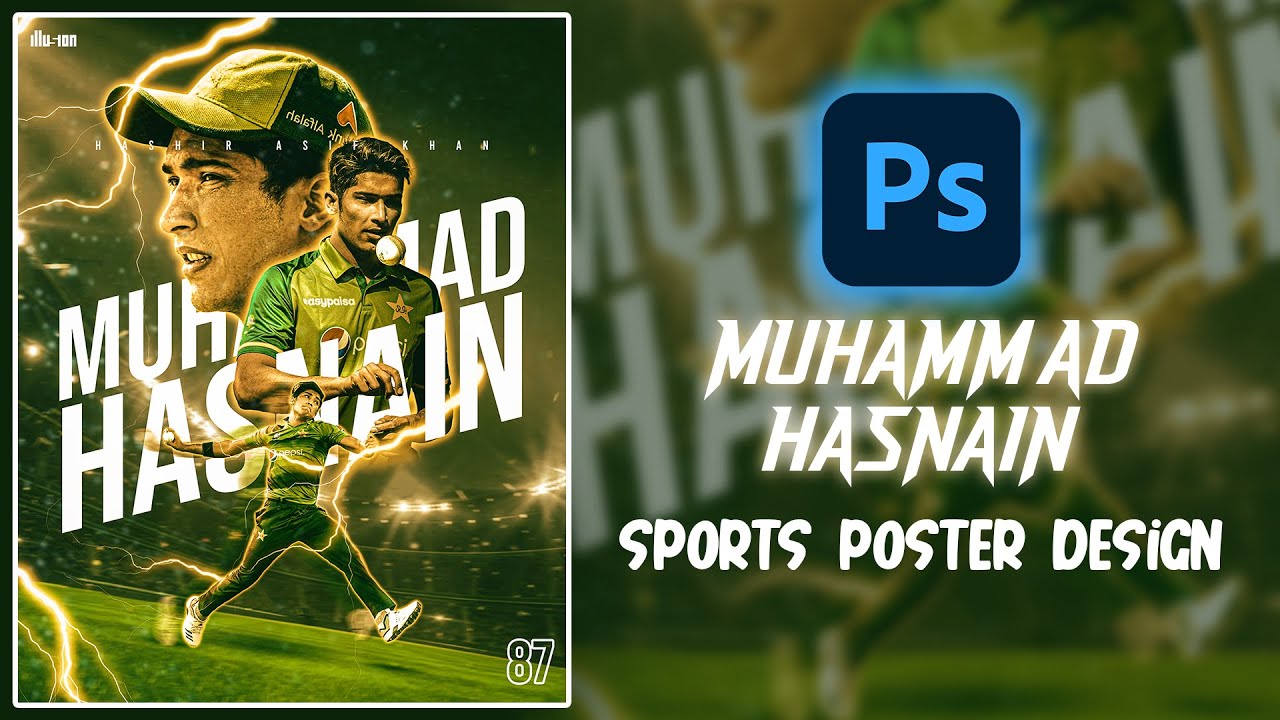 Muhammad Hasnain | Poster Design in Hindi/Urdu ( Photoshop ) - Episode ...