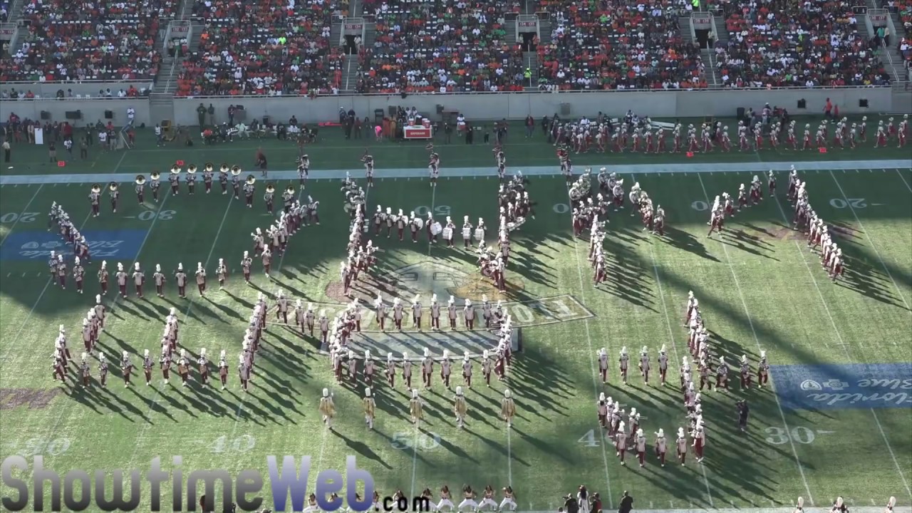 Bethune Cookman BCU Marching Band Halftime Show - 2016 Florida Classic ...