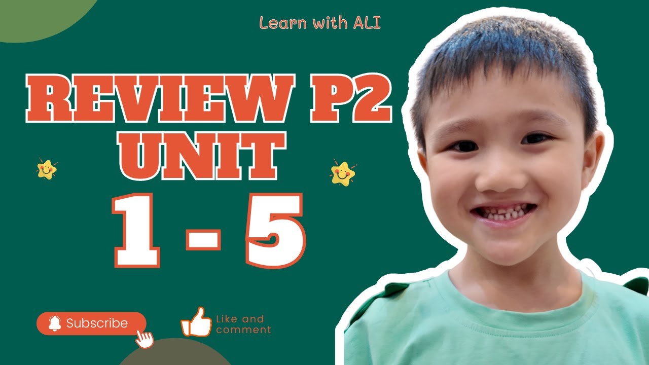 Ali Reviews English Lessons: Units 1 to 5 Part 2 – Ali Practices ...