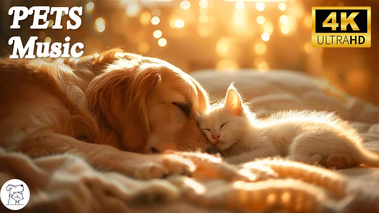 Calming piano music for Dog & Cat ♬ Instantly Soothe Your Anxious Dog ...