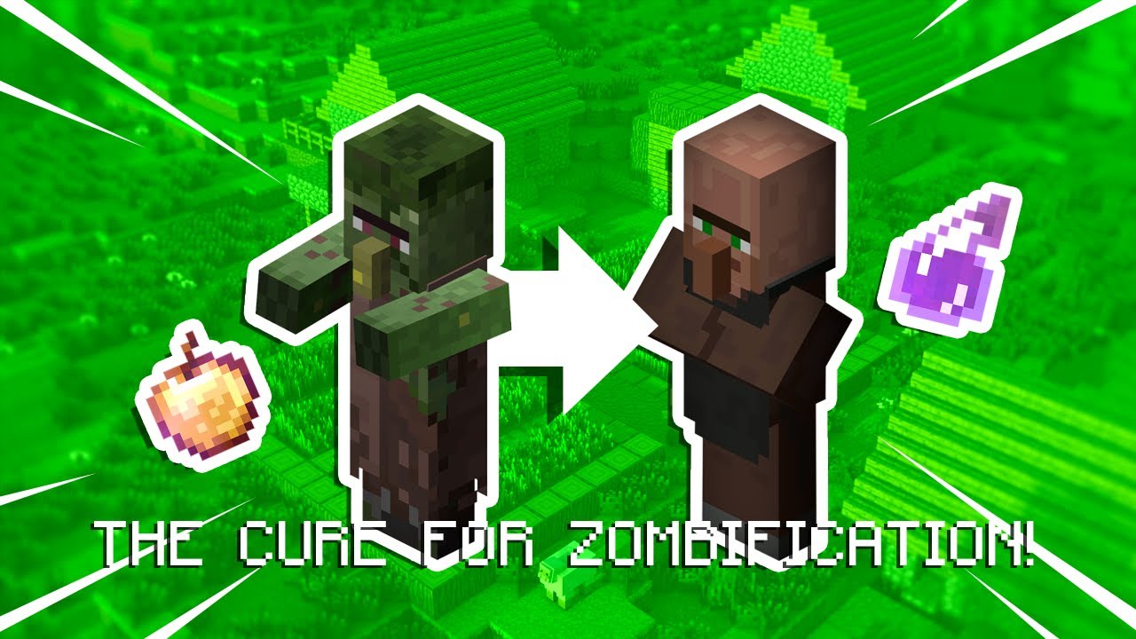 How to cure a Zombie Villager | Minecraft - YouTube