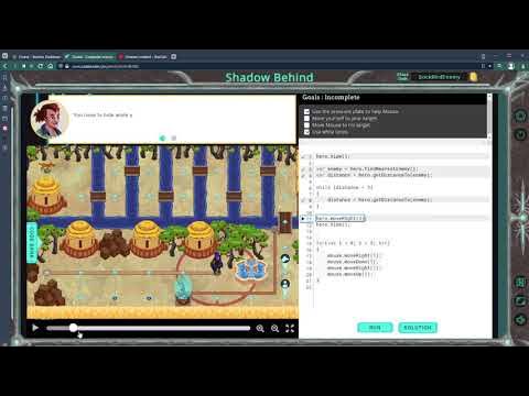 Ozaria - Javascript - Chapter 3 - Module 4 - Shadow Behind - YouTube