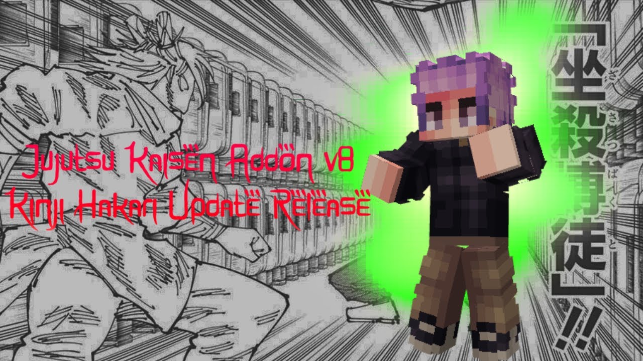 Minecraft Bedrock Jujutsu Kaisen Addon/Mod Kinji Hakari Update v8 ...