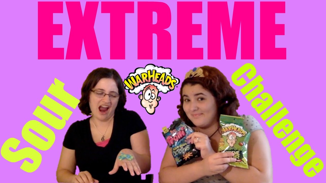 EXTREME SOUR Warhead Challenge/Sour Candy Challenge GTT - YouTube
