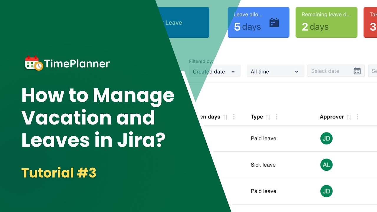 How to manage Vacation and Leaves with TeamBoard TimePlanner? - YouTube