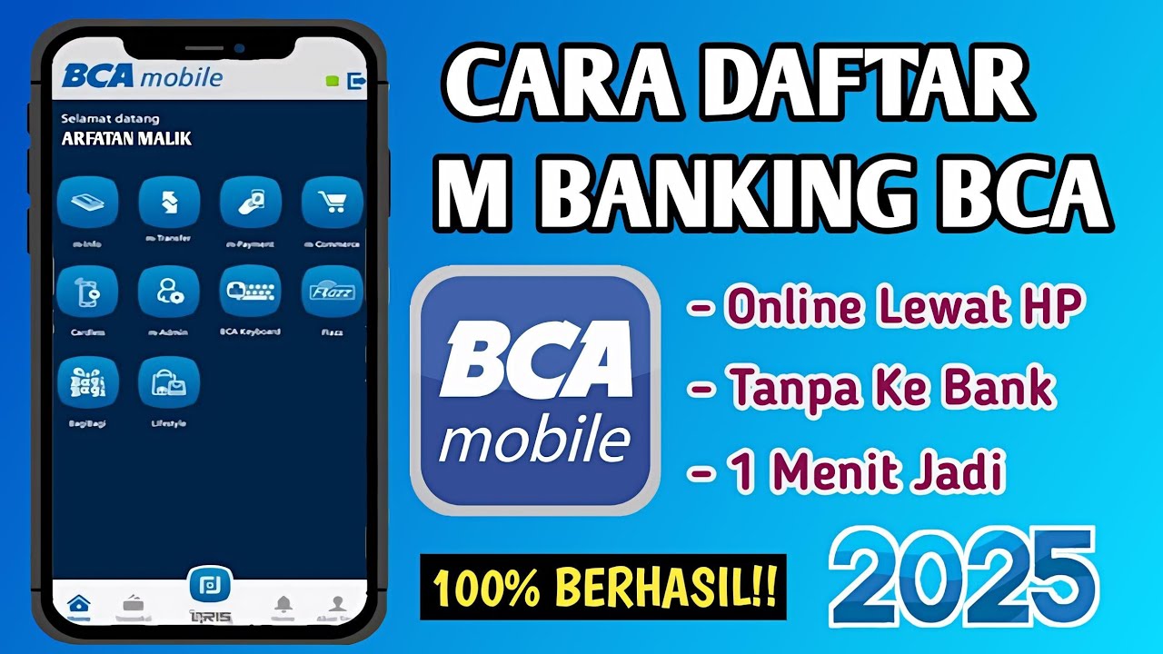 Cara Daftar BCA Mobile | Daftar M Banking BCA - YouTube