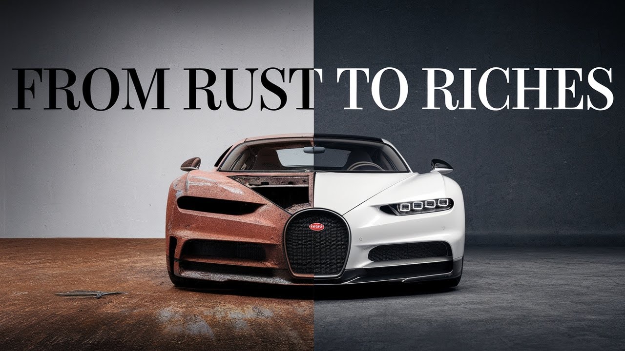 From Rust to Radiance: The Bugatti Chiron Restoration Journey - YouTube