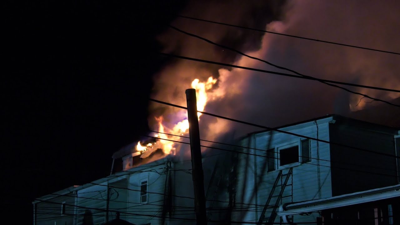 3RD ALM FIRE IN ALLENTOWN SENDS 3 FIREFIGHTERS TO HOSPITAL - YouTube