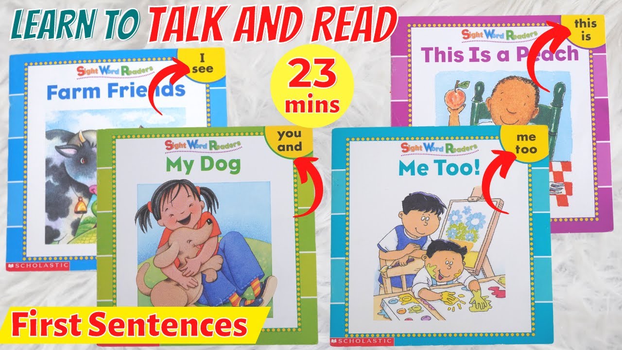 Learn to Talk and Read | First Sentences | Sight Words Reading ...