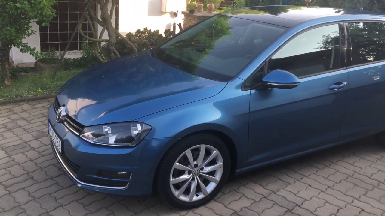 Volkswagen Golf VII 2.0 TDI Highline 2013 - YouTube