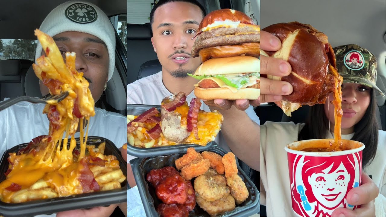 TIKTOK WENDY'S MUKBANG - YouTube