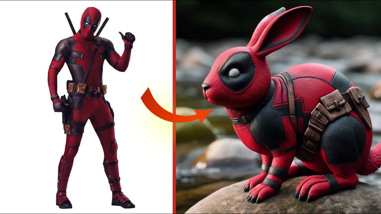 Amazing Superhero but Rabbit 💥 Character Marvel - Dc - YouTube