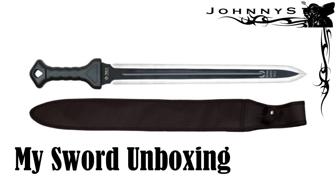 Straight Short Sword Unboxing ! - YouTube
