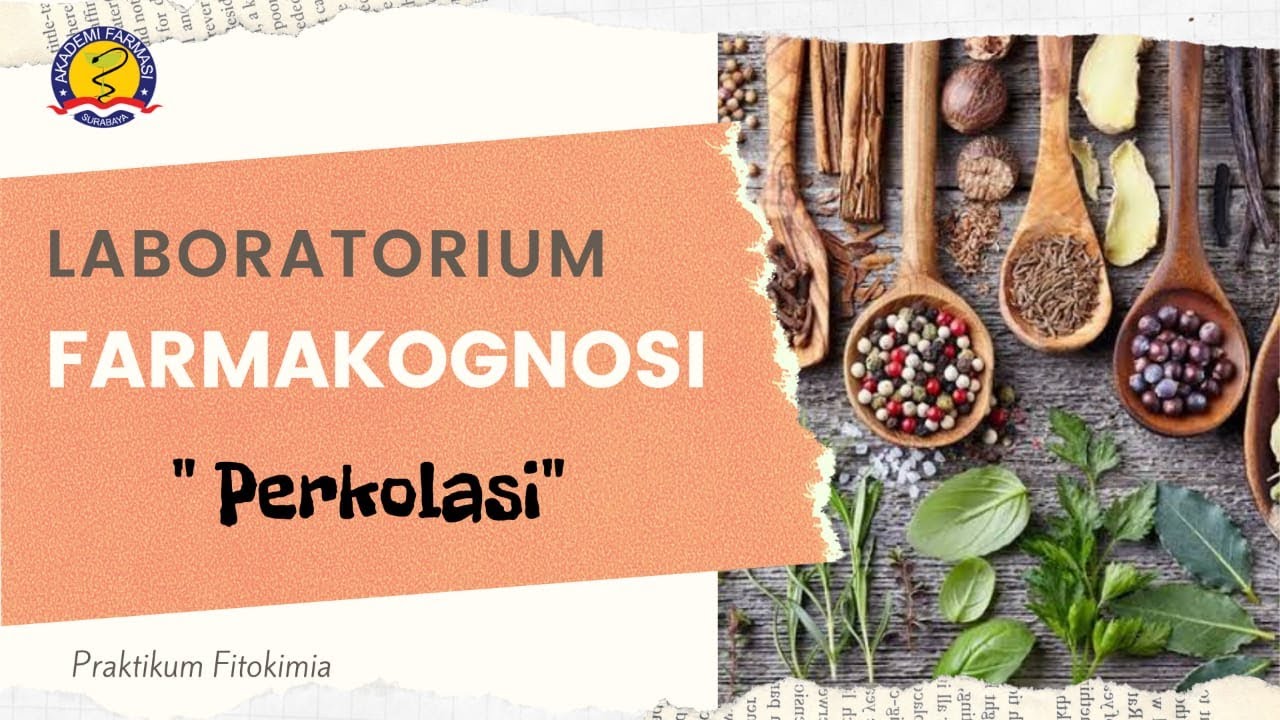 Ekstraksi Serbuk Buah Adas dengan Metode Perkolasi - YouTube