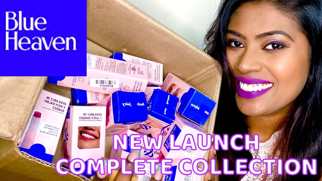 *NEW LAUNCH BLUE HEAVEN MAKEUP HAUL|THIS & THAT RANGE OF MAKEUP 💄😱😍 ...