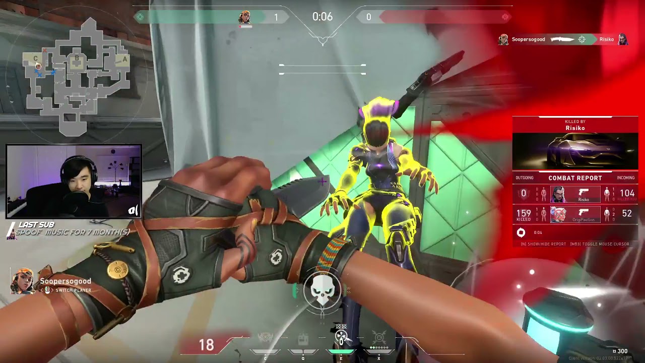 KNIFE KILL SKILLS WITH SOOPERSOGOOD // VALORANT - YouTube