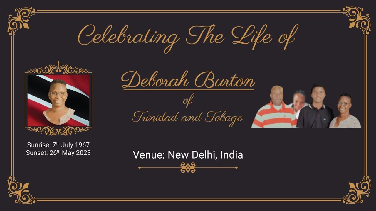 Celebrating The Life Of Deborah Burton - YouTube