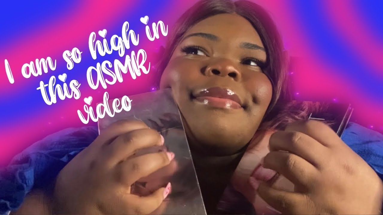 Unpredictable tapping & random sounds, but I’m high! (ASMR) 💘 - YouTube